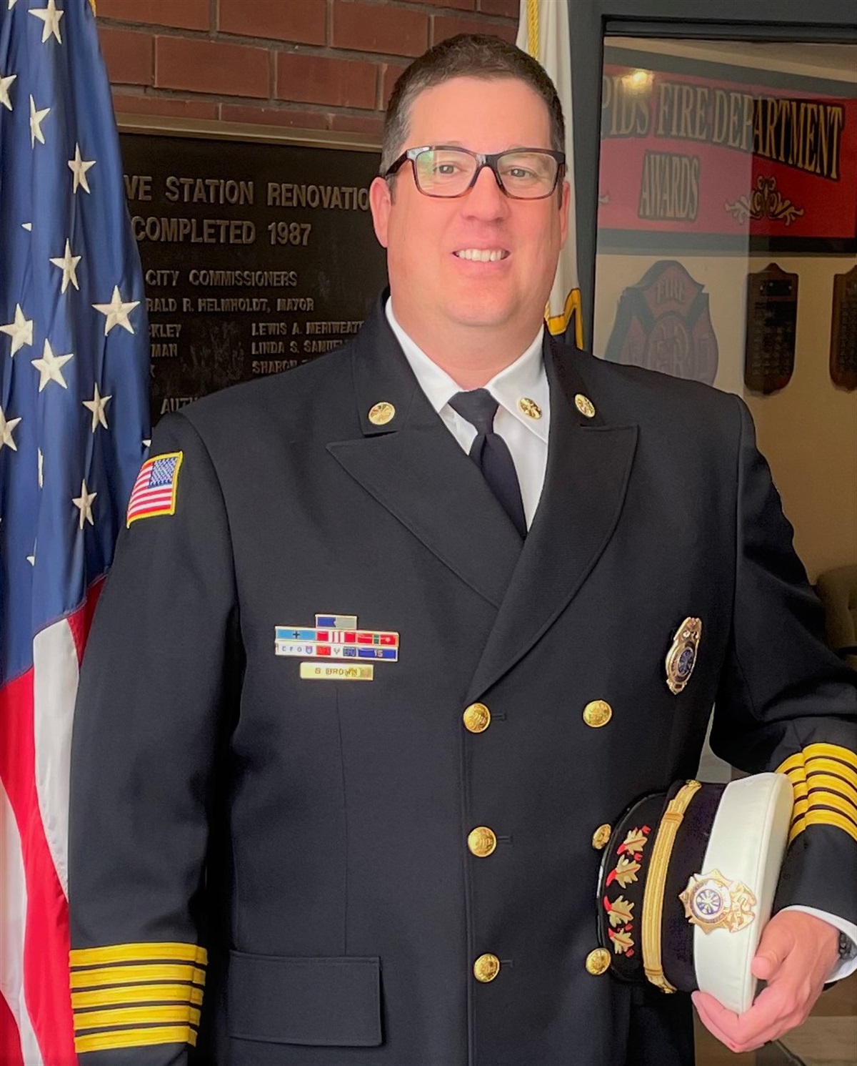 Fire Chief Brad Brown
